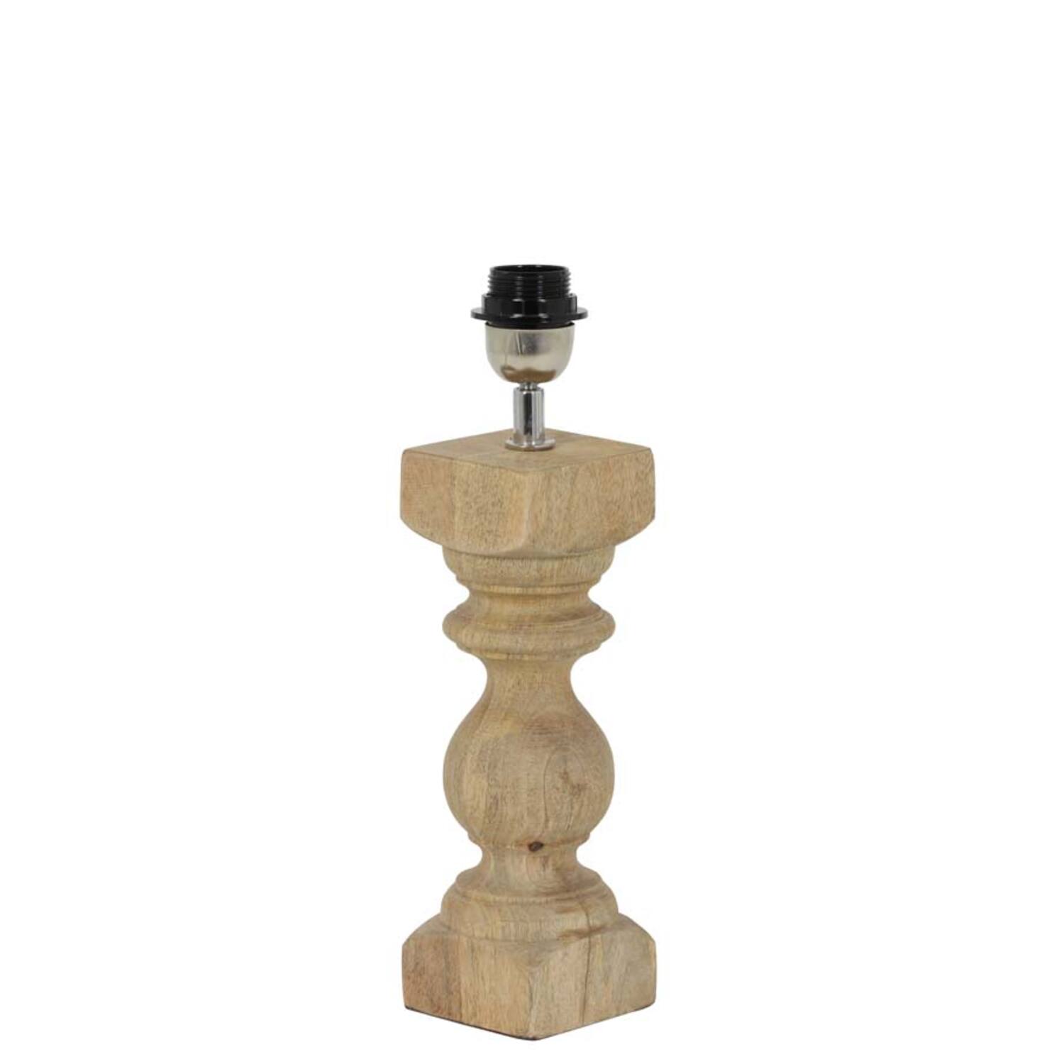 Lamp base 9x9x36 cm CUMANI wood natural (7034984), Light & Living ...